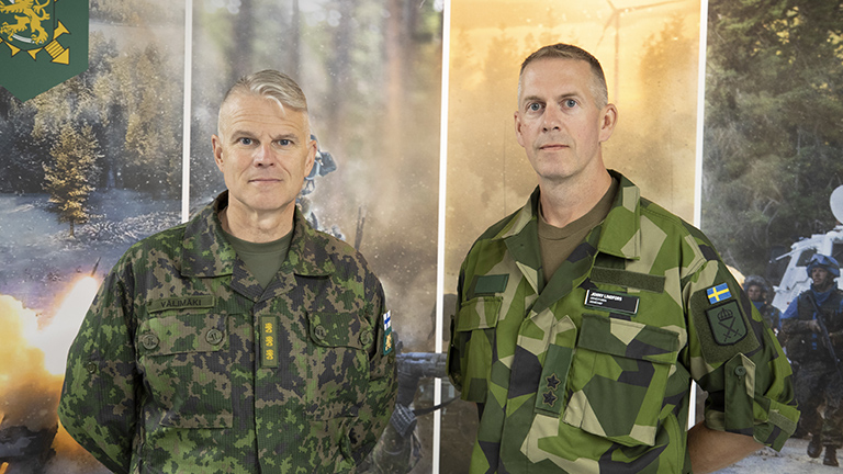 New Chief of Swedish Army visited Finland - Maavoimat - The Finnish Army