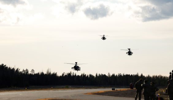 British Army’s helicopter detachments deployed to Finland successfully ...