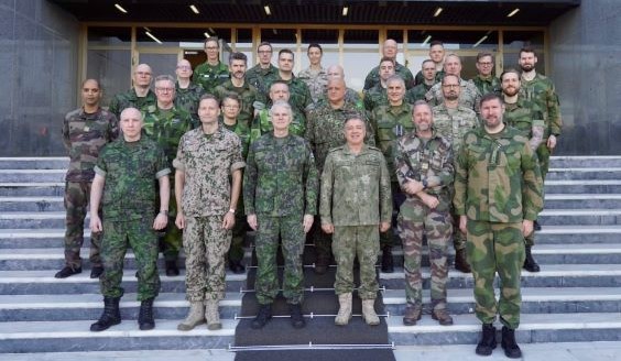 Commander of the Finnish Army, Lieutenant General Pasi Välimäki on a ...